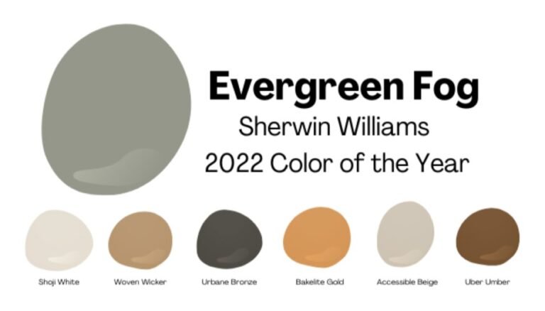 Evergreen Fog SW 9130 Paint Color | All Combination + Review