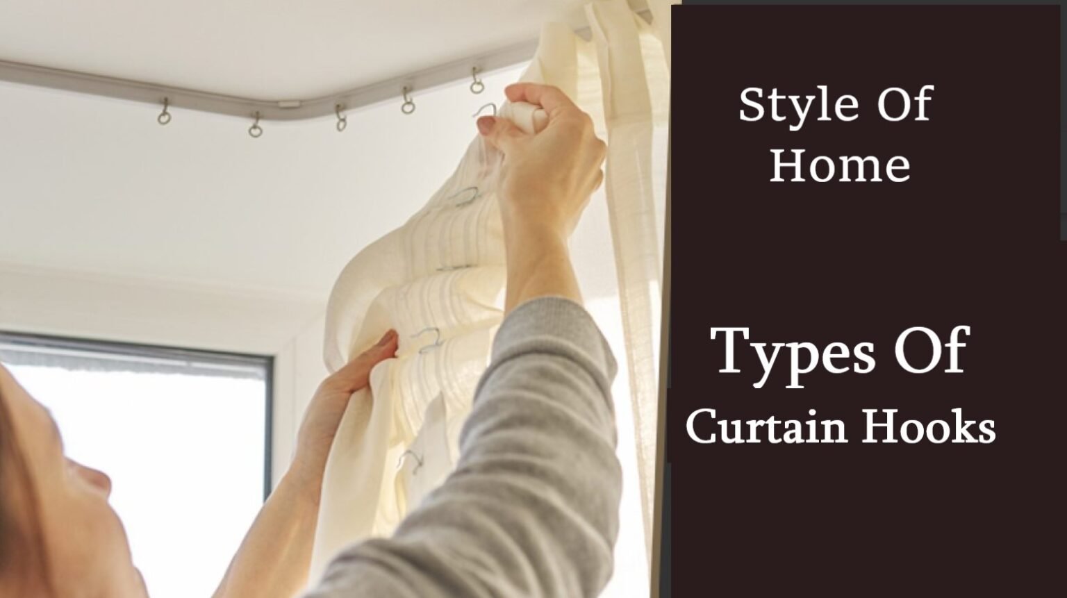 12 Different Types Of Curtain Hooks For Window Treatments